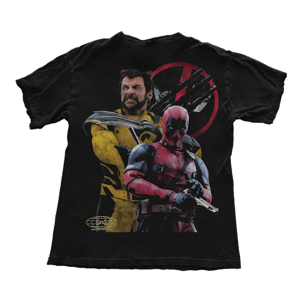 Deadpool & Wolverine [front] & [back] print – millenium clothing co.